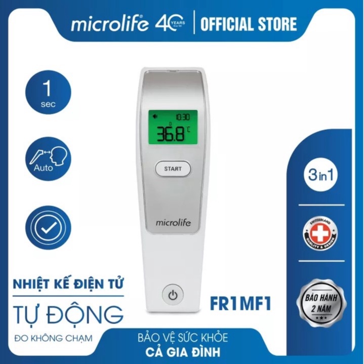 Nhiệt Kế Hồng Ngoại Đo Trán Microlife FR1MF1 Thích Hợp Đo Thân Nhiệt ...