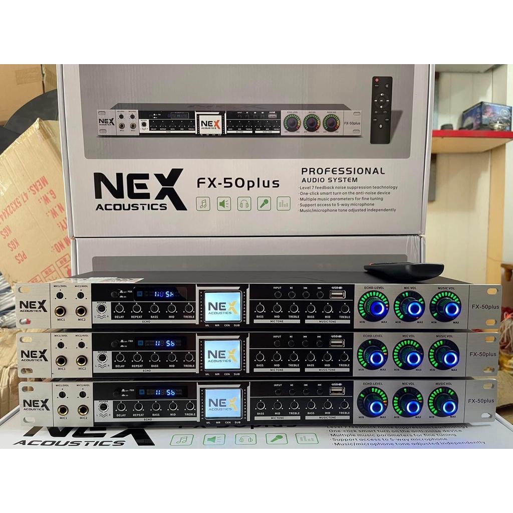 Vang FX60 Plus 2025 Có Reverb Kèm Dây Canon (Có Điều Khiển)Có Chống Hú ...