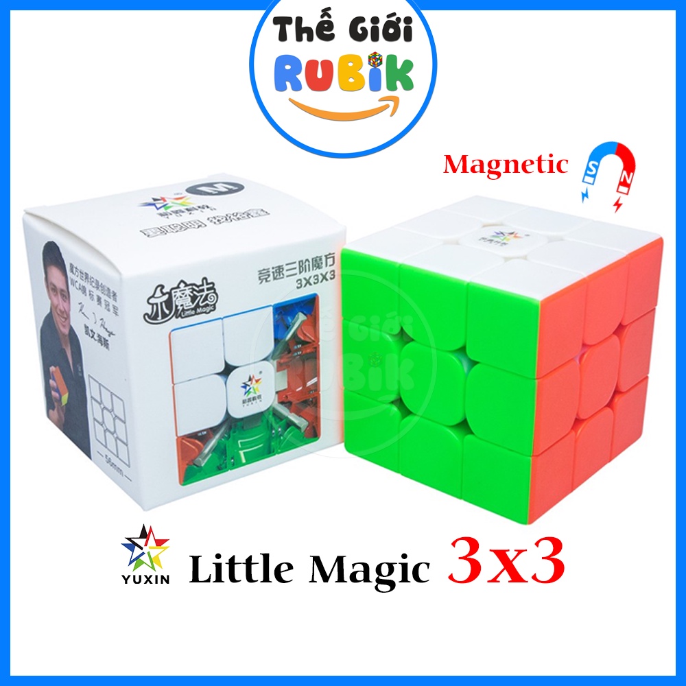 Rubik YuXin Little Magic 3x3 M 2020 Có Nam Châm. Rubic 3x3x3 V2 M Đồ ...