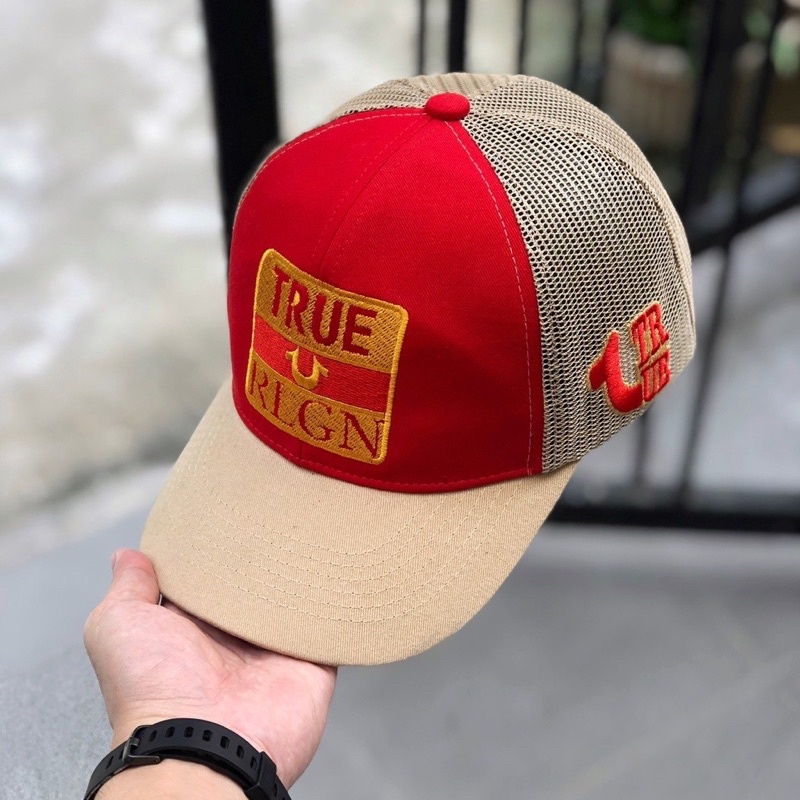 Mũ Lưỡi Trai NAM Nữ Thể Thao - Nón Ông Địa TRUE RLGN Vuông Lưới Phù Hợp ...