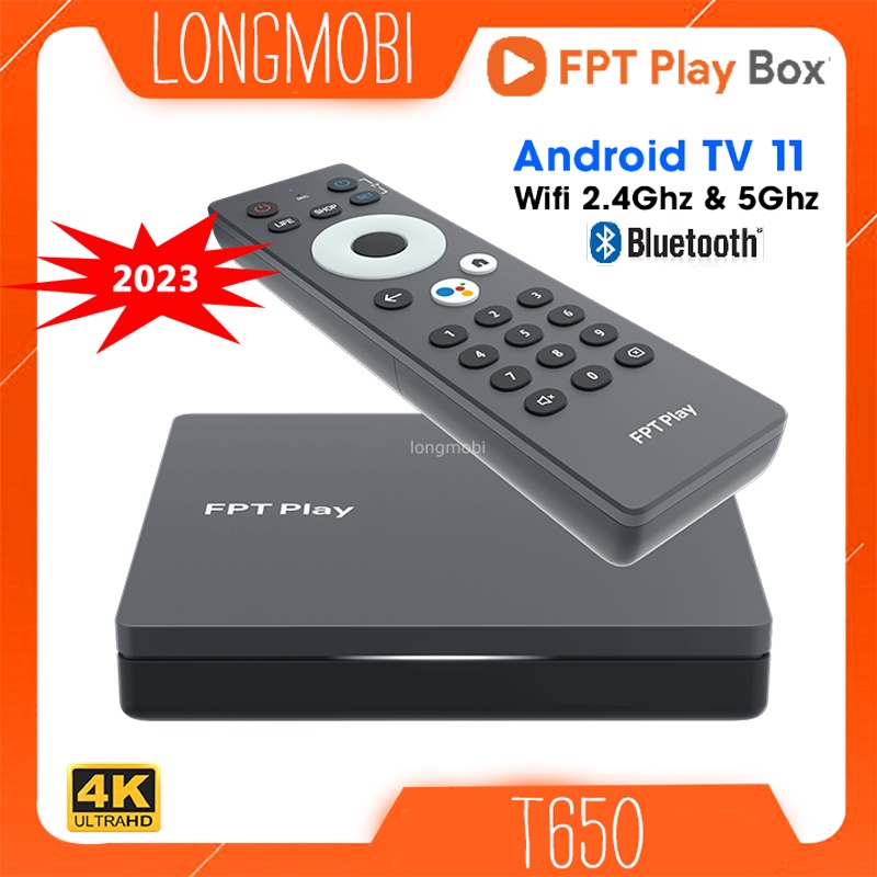 FPT Play Box 2024 model H650 - Tích hợp IPTV và OTT - Điều khiển giọng ...