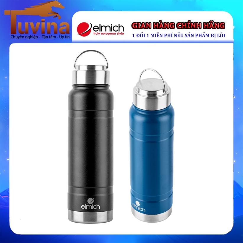 Bình giữ nhiệt Elmich inox 304 EL8014/EL8015 dung tich 520ml, 680ml - Hàng chính hãng | Shopee ...