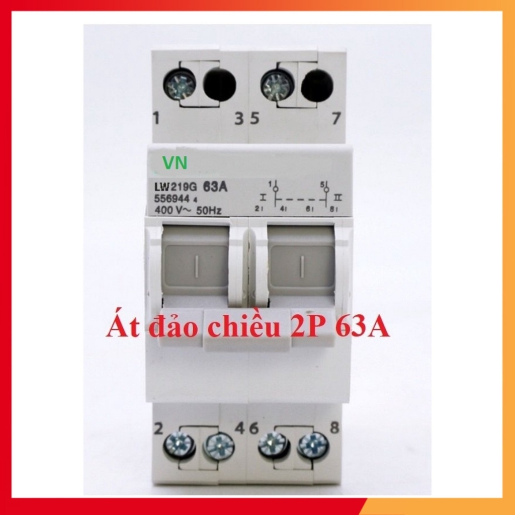 CB đảo chiều 63A VN , Cầu dao đảo chiều 3 vị trí 63A /220v cầu dao đảo ...