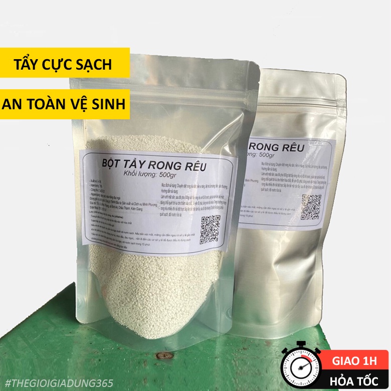 Bột Tẩy Rong Rêu Trên Nền Xi Măng, Sân Gạch, Vỉa Hè Bột Diệt Tẩy Mốc ...