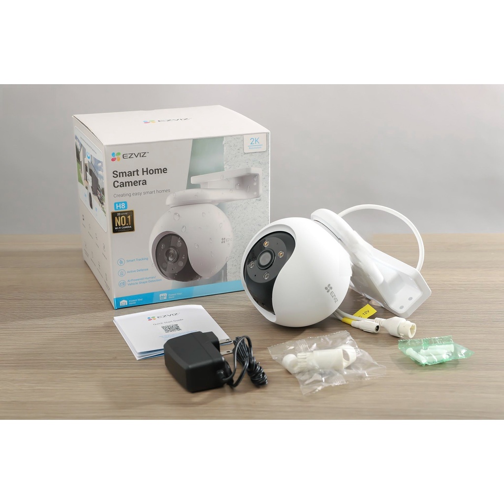 Camera wifi ngoài trời Ezviz H9C H8 PRO 5MP 2K 3K, màu ban đêm, Đàm ...