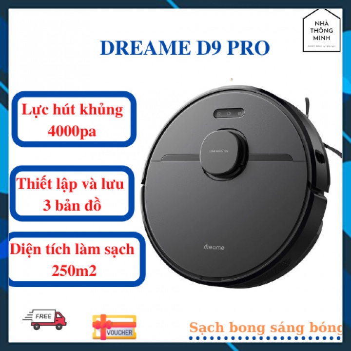Robot hút bụi lau nhà Dreame D9 / Dreame D9 pro - Hàng chính hãng BẢN QUỐC TẾ | Shopee Việt Nam