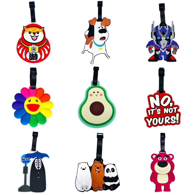Tag vali thẻ treo hành lý, balo các mẫu hoạt hình xinh xắn hàng nhập ...
