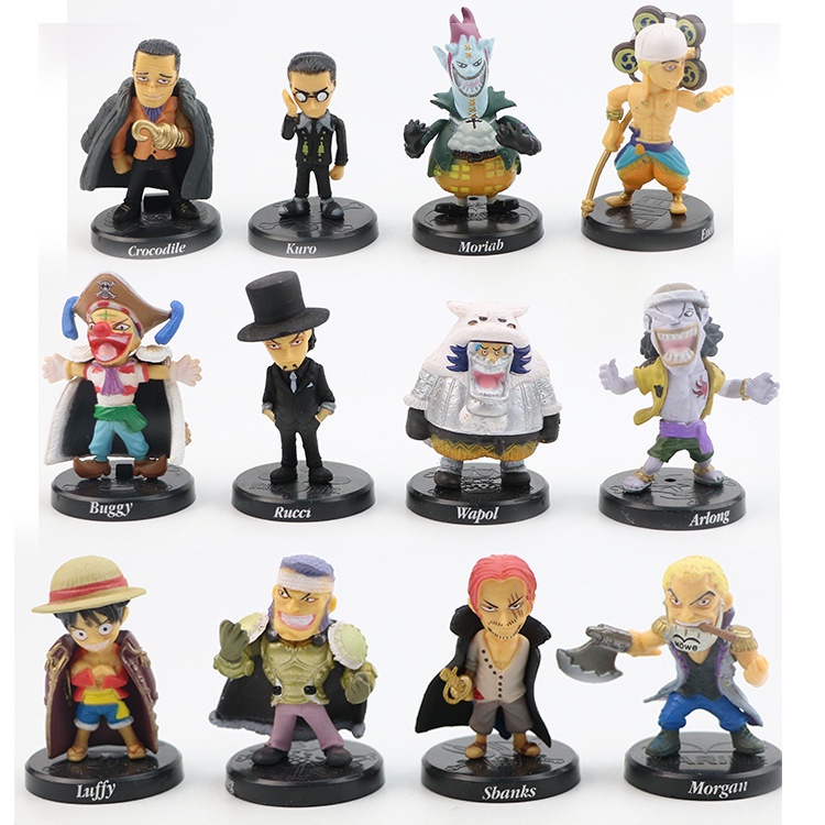 [Bán lẻ] Set nhân vật chibi phản diện One piece luffy shanks lucci ...