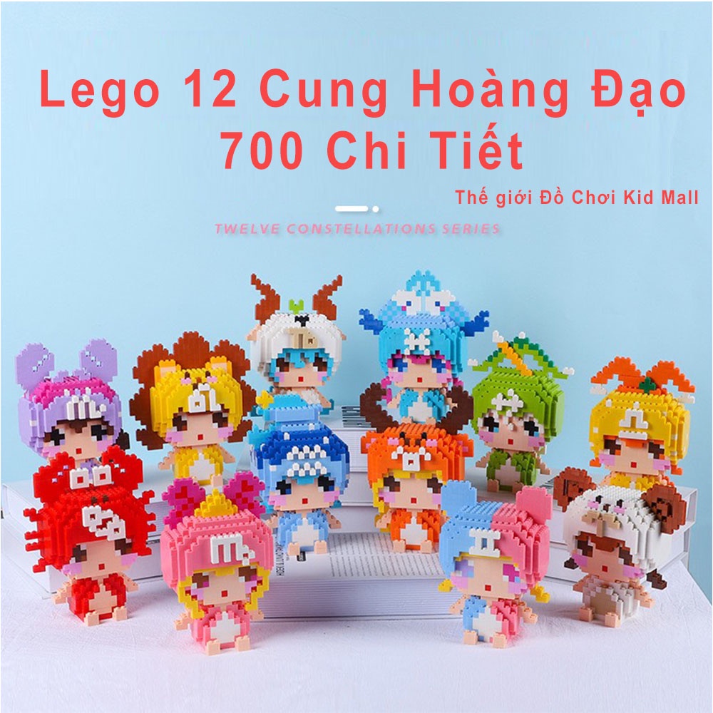 Giấy hướng dẫn lắp lego 12 cung hoàng đạo dễ hiểu và thú vị