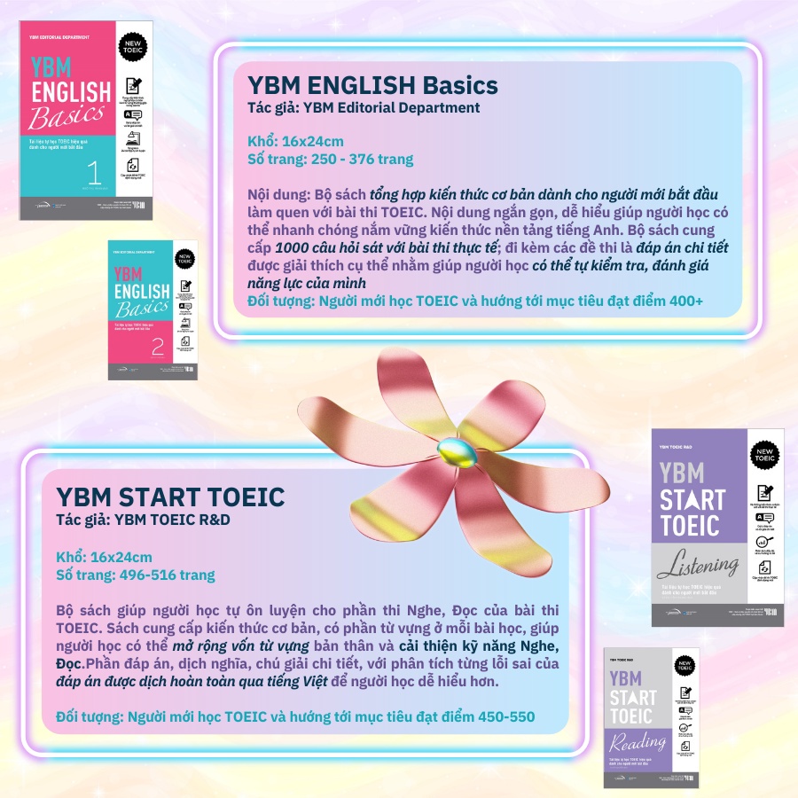 Sách - Combo YBM TOEIC Start Reading + YBM TOEIC Start Listening | Shopee Việt Nam