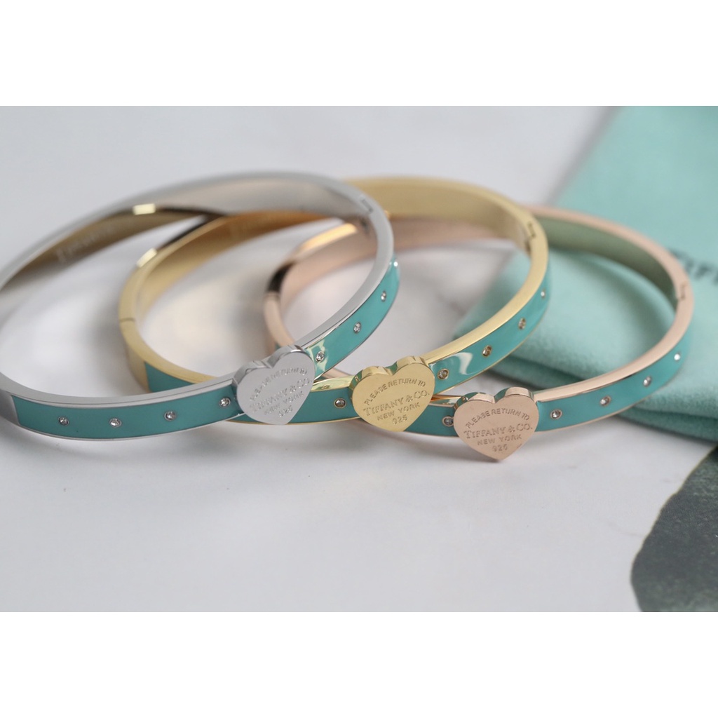 Tiffany Vòng Tay Mạ Bạc 925 zs1206 Mạ Vàng 18k Thời Trang | Shopee Việt Nam