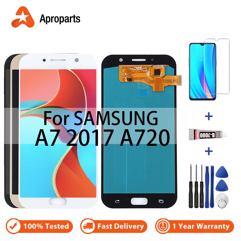 Màn Hình LCD Dành Cho Samsung Galaxy A7 2017 A720 SM-A720F Màn Hình Bộ Số Hóa Cảm Ứng Thay Thế ...
