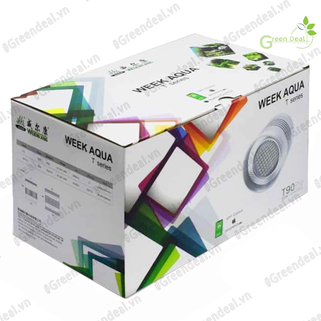 [BH 06 tháng] WEEK AQUA - RGB-UV T90 Pro (Bluetooth 3.0) | Đèn LED trồng thủy sinh hồ cá, bán ...