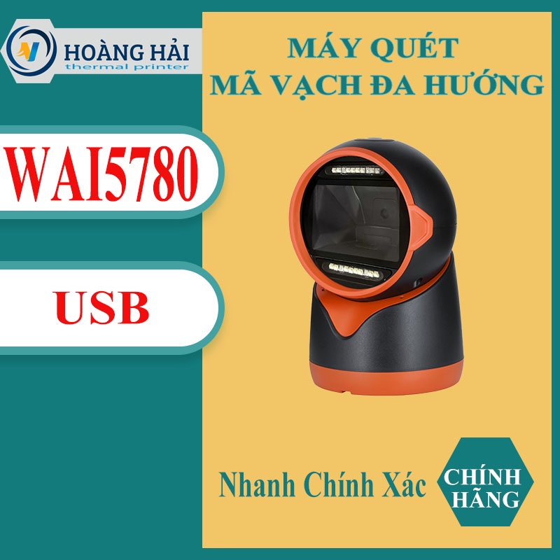 Máy quét mã vạch đa hướng WAI-5780 (1D, 2D) | Shopee Việt Nam