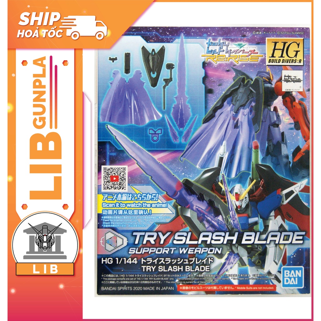 Mô hình lắp ráp Gundam HG BD:R Phụ kiện Try Slash Blade | Shopee Việt Nam