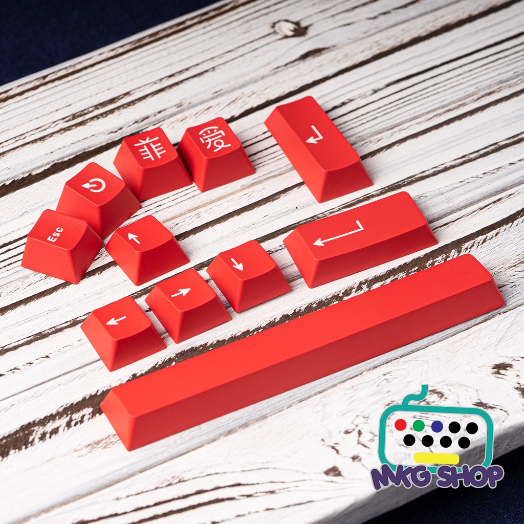 Keycap CMK mod đỏ, nhựa ABS doubleshot, màu cực đẹp, giá cực rẻ, cherry ...
