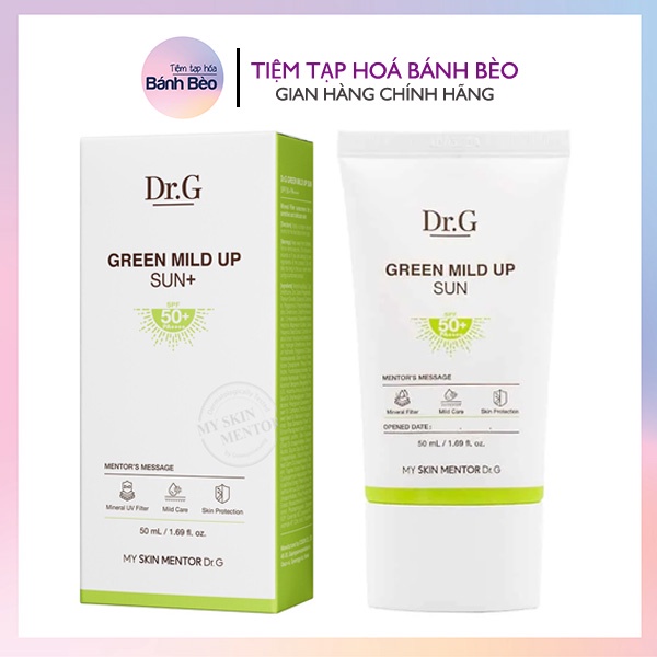 Kem chống nắng Dr.G Green Mild Up Sun SPF50 PA++++ 50ml/35ml/20ml / 10ml DrG Dr G Sáp chống nắng ...