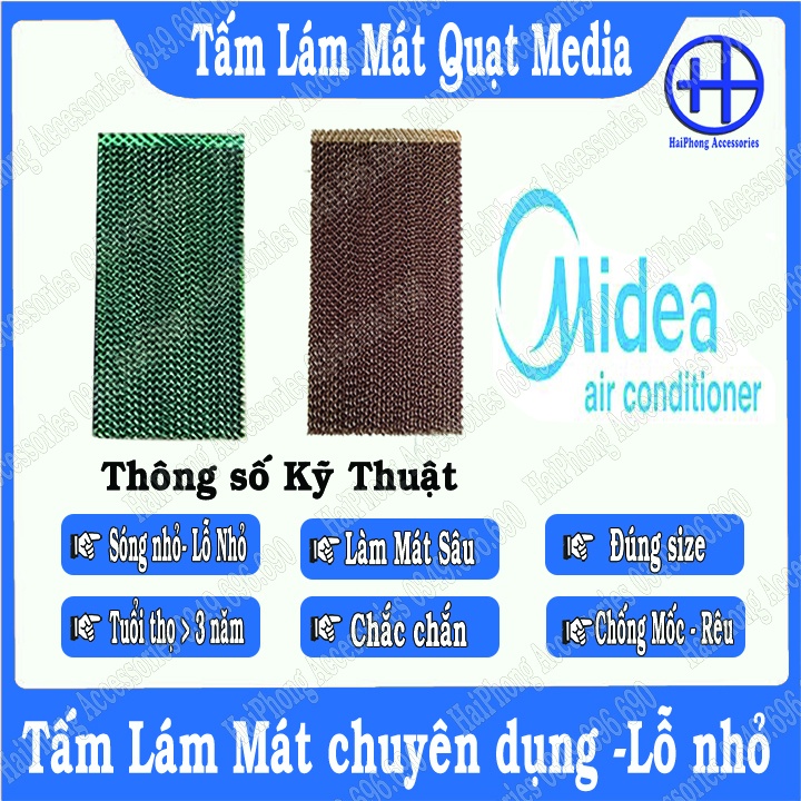 Tấm làm mát quạt điều hòa quạt hơi nước Hãng media loại 5090 lỗ nhỏ ...