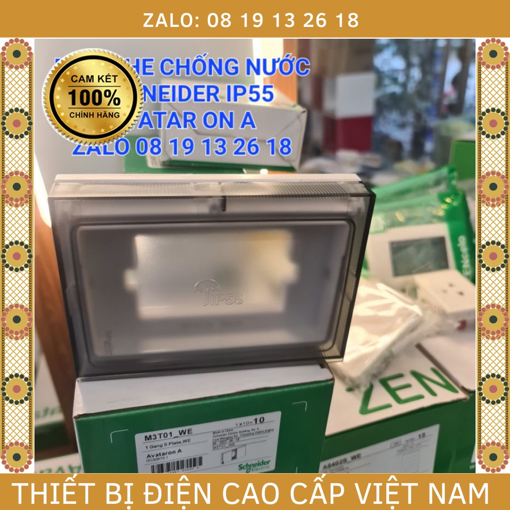 [Chính Hãng] Mặt che Chống Nước ổ cắm Schneider AvataOn A mã M3T01WP_WE ...