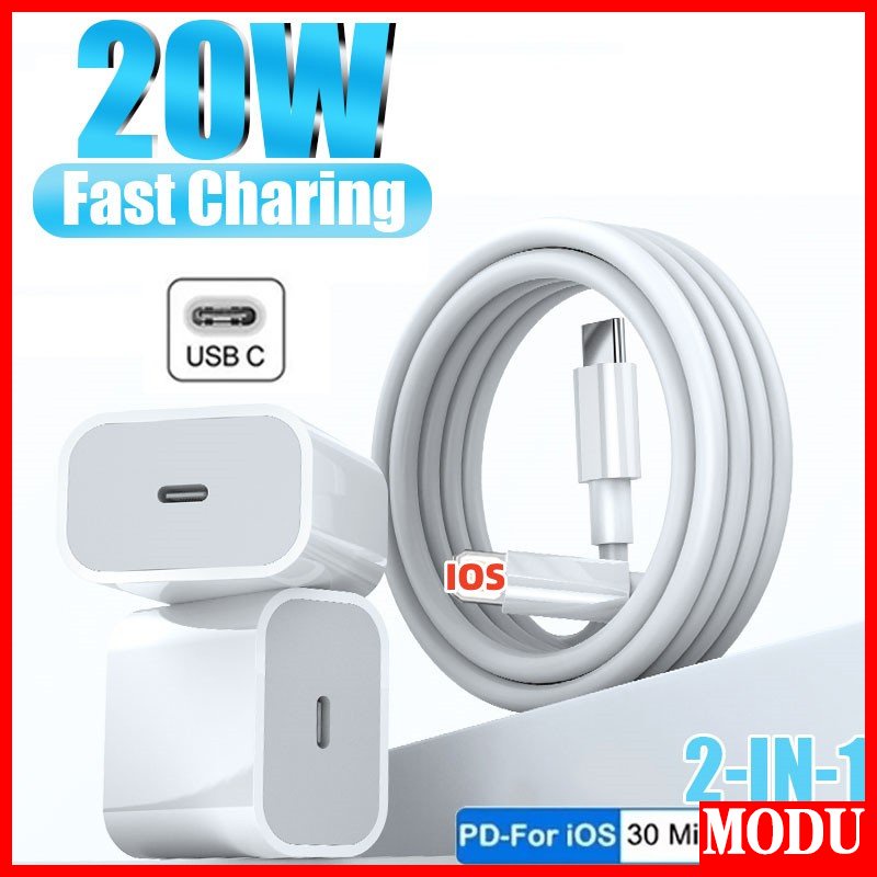 Bộ Sạc Nhanh MODU 20W Pd Usb C Cho Iphone 14 X 7 8 9 13 Pro Max 12 mini ...