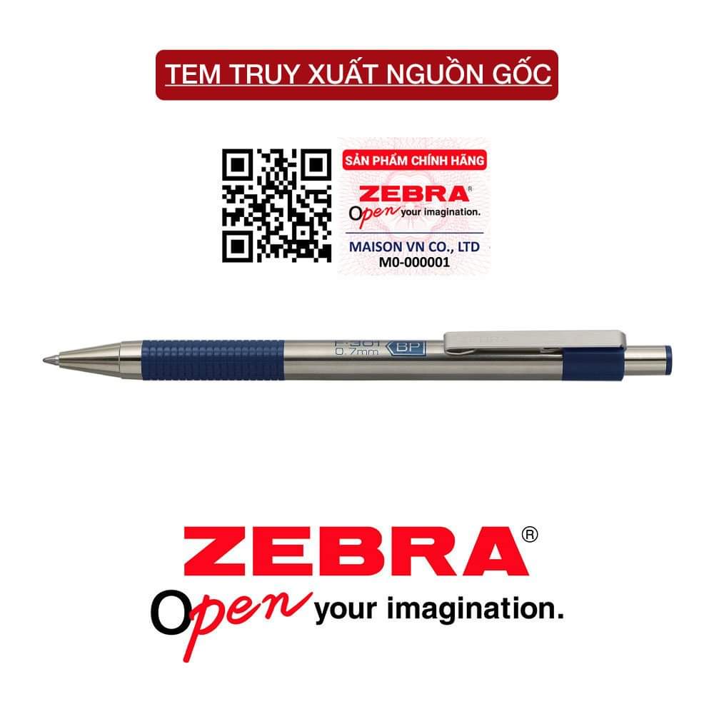 Bút Ký Vỏ Thép Zebra Chính Hãng F301V Ngòi 0.7mm - Bút Bi Bấm Zebra ...