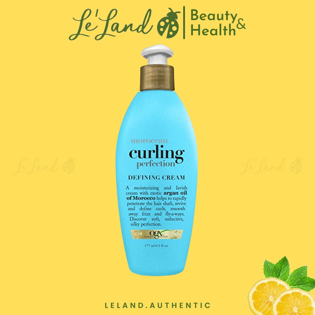 Bill Us - Kem định hình tóc uốn OGX Moroccan Curling Perfection ...