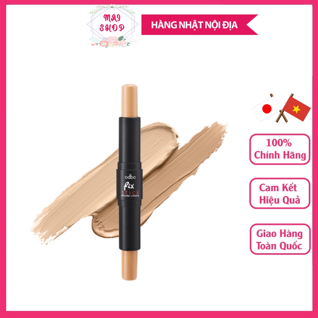 Bút Tạo Khối 2 Đầu Odbo Fix Stick OD450 Giúp Che Khuyết Điểm, Highlighter Và Tạo Khối | Shopee ...