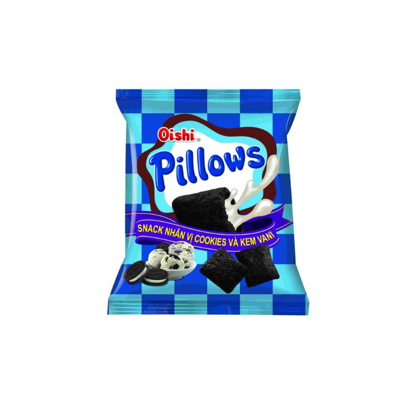 Bánh snack Oishi Pillows túi 10 gói 14g | Shopee Việt Nam