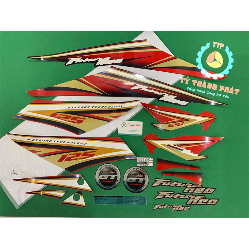 Tem Neo GT 2009 Đỏ Đen ĐB ( 1 Bộ ) | Shopee Việt Nam