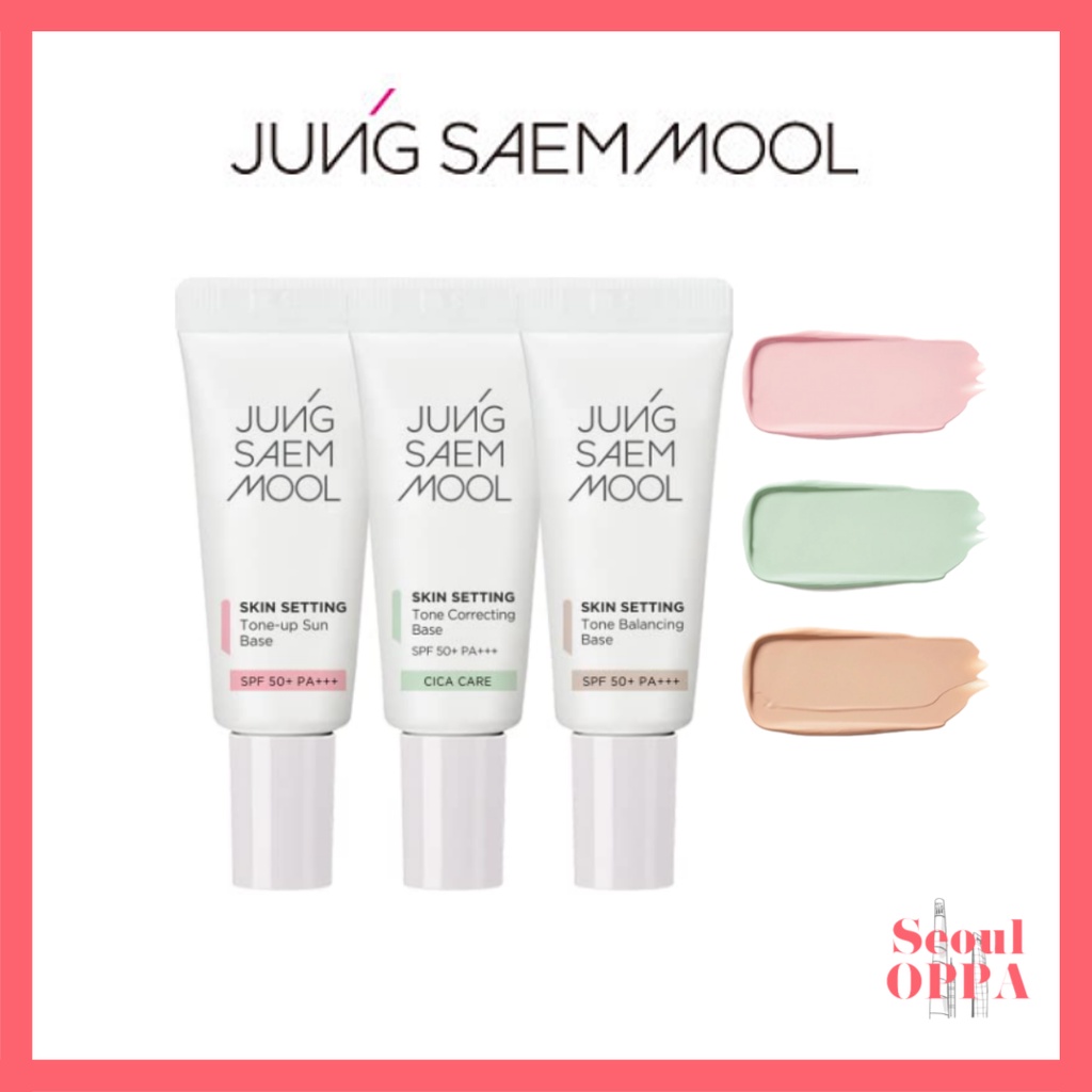[Jung Saem Mool] Skin Setting Base 5ml 5Type (Tone-up Sun, Tone ...