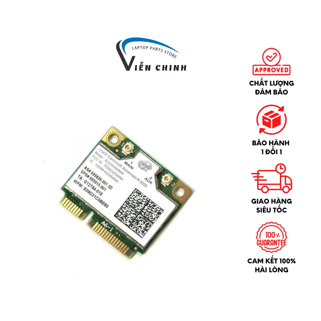 Card Wifi PCI-E 2 Băng tần Intel 6205 (FOR LENOVO) | Shopee Việt Nam
