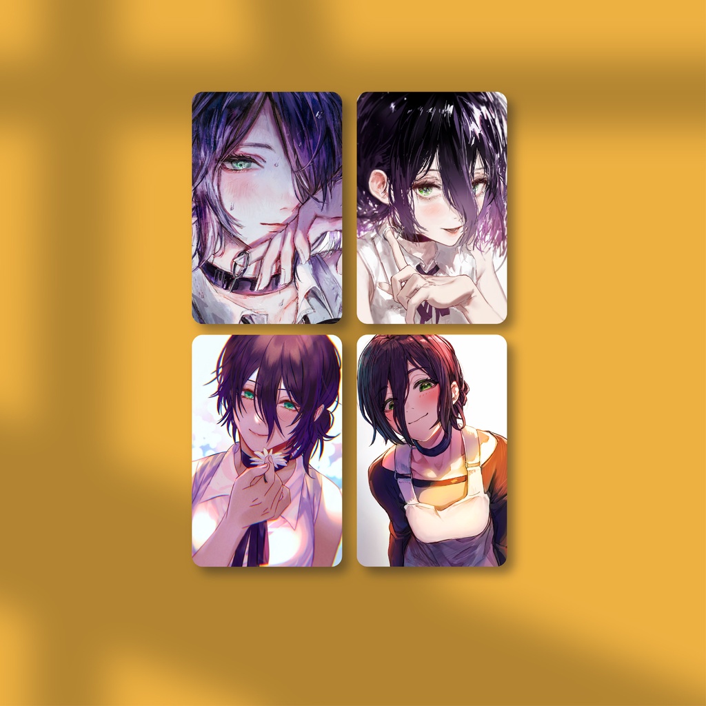 [ PHOTOCARD ] Thẻ Card Bo Góc Anime Lady Reze Chainsaw Man - Giấy Bìa ...