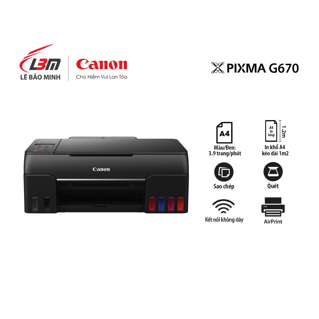 Máy In phun đa chức năng Canon G670 - Hàng chính hãng | Shopee Việt Nam