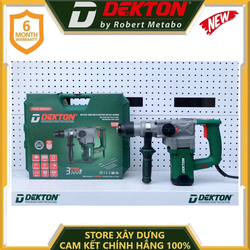 MÁY KHOAN ĐỤC 2 CHỨC NĂNG 1050W 30MM DEKTON DK-RH3002 - HÀNG CHÍNH HÃNG | Shopee Việt Nam