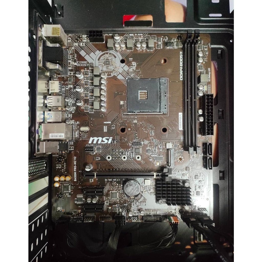 Bo mạch chủ MSI B450M PRO-M2 V2 cũ, nguyên bản | Shopee Việt Nam