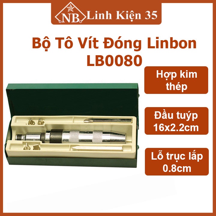 Bộ tô vít đóng Linbon LB0080 dụng cụ sửa chữa, lắp ráp đa năng | Shopee ...