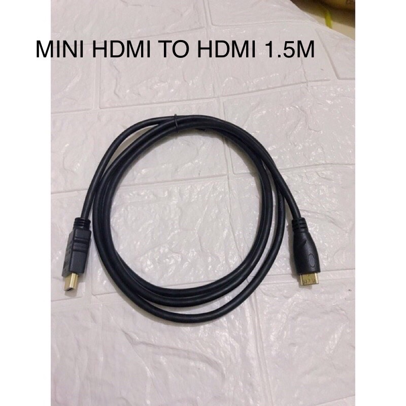 Dây Cáp Mini Hdmi Ra Hdmi Dài 1.5m - 5m Kết Nối Máy Ảnh Camera Ra Màn ...