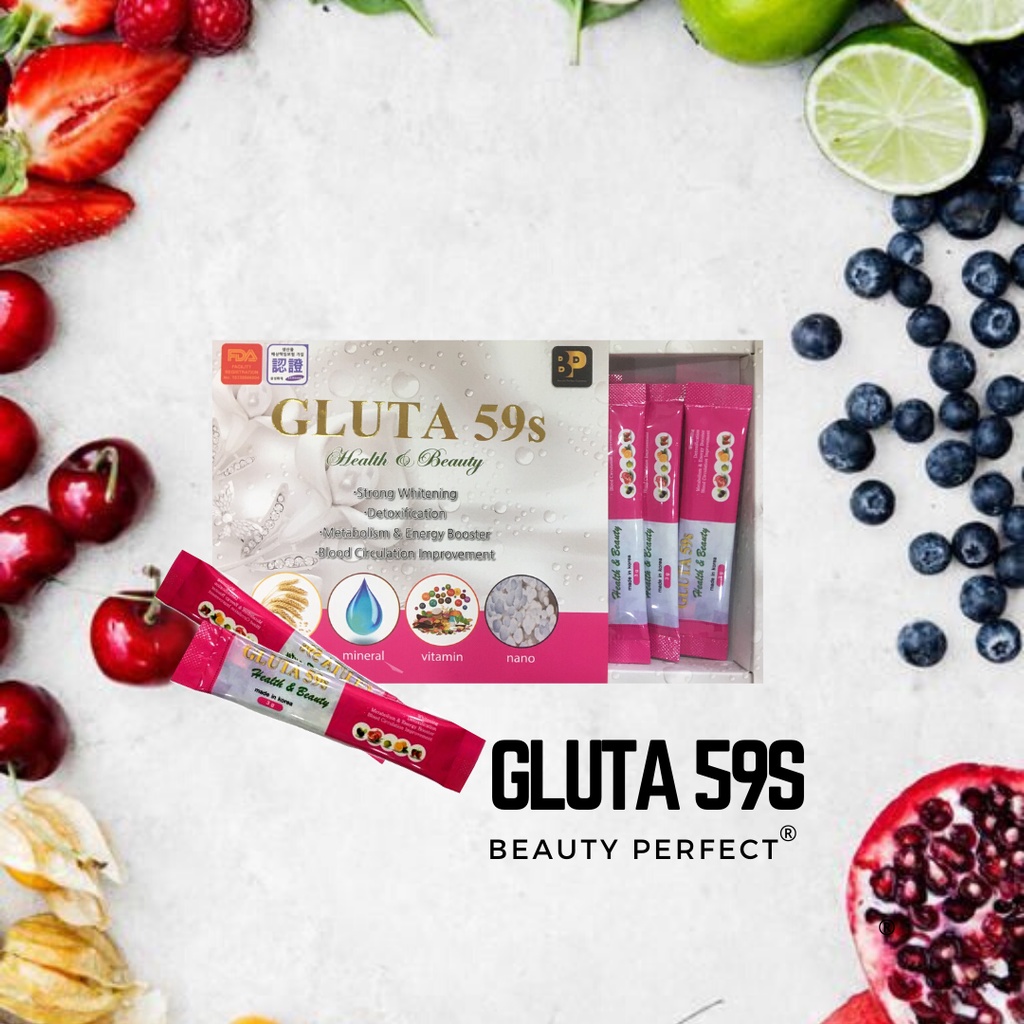 GLUTA 59S-Bột uống Detox(20 gói) | Shopee Việt Nam