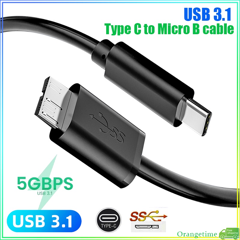 Cáp Chuyển Đổi USB 3.0 Type C Sang Micro B Cho Ổ Đĩa Cứng / Điện Thoại | Shopee Việt Nam