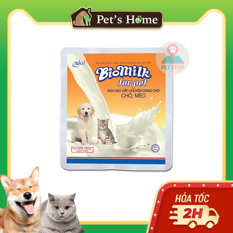 Sữa Bio milk cho chó mèo 100g | Shopee Việt Nam