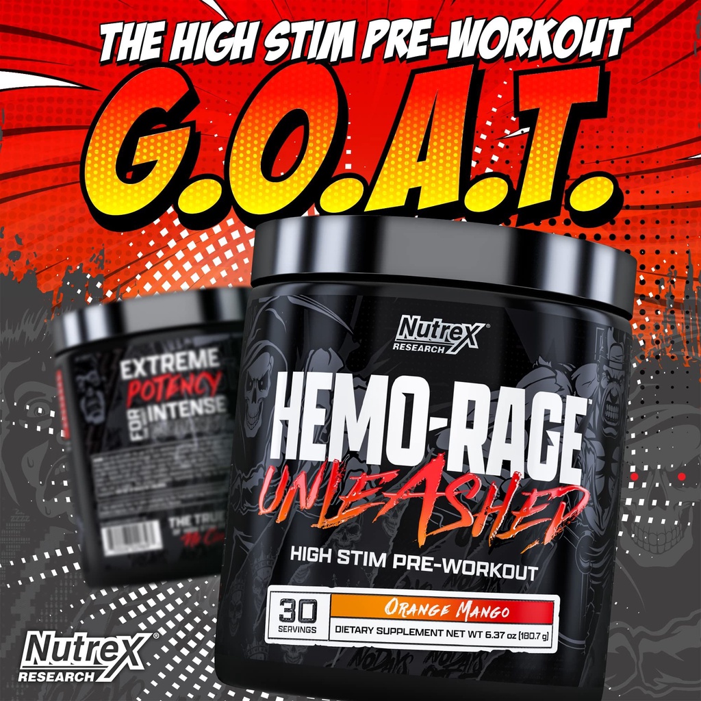 PreWorkout Nutrex Hemo Rage 30 lần dùng – Bổ sung năng lượng trước tập ...