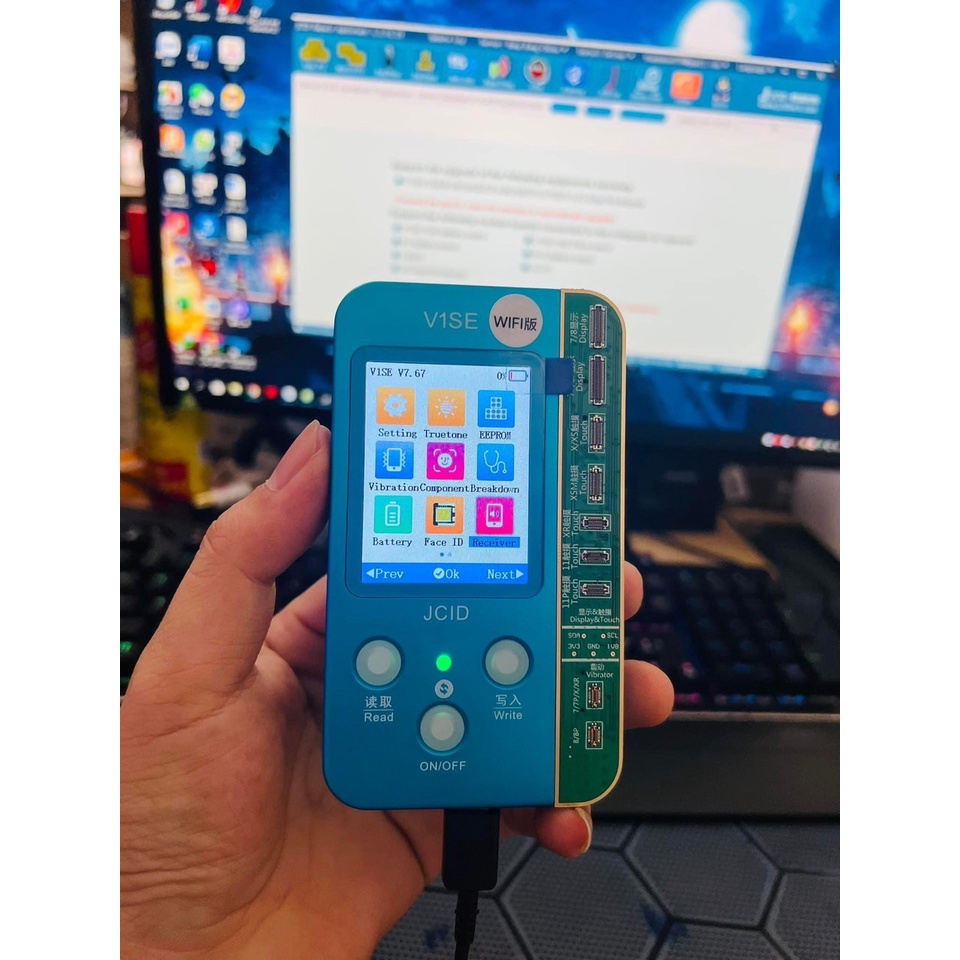 Box V1SE bản mới kèm 1 thanh fix Màn 7-11prm có tích hợp wifi | Shopee ...