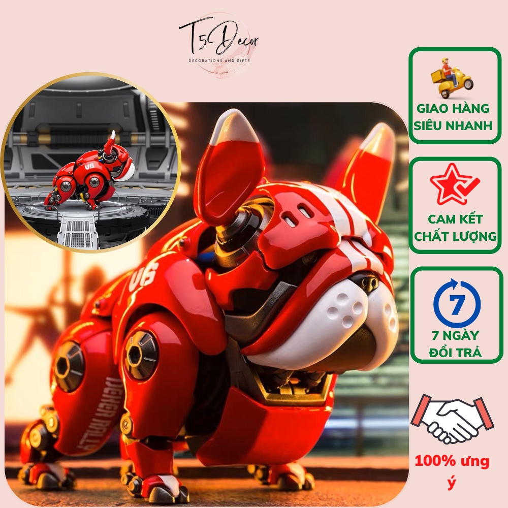 Đồ chơi , Trang trí Chú Chó Pitbull robot - Robot Bull Dog Chó ...