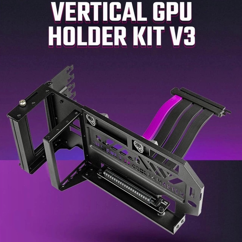 Giá dựng VGA Cooler Master Riser PCIe 4.0 Vertical Graphics Card Holder ...