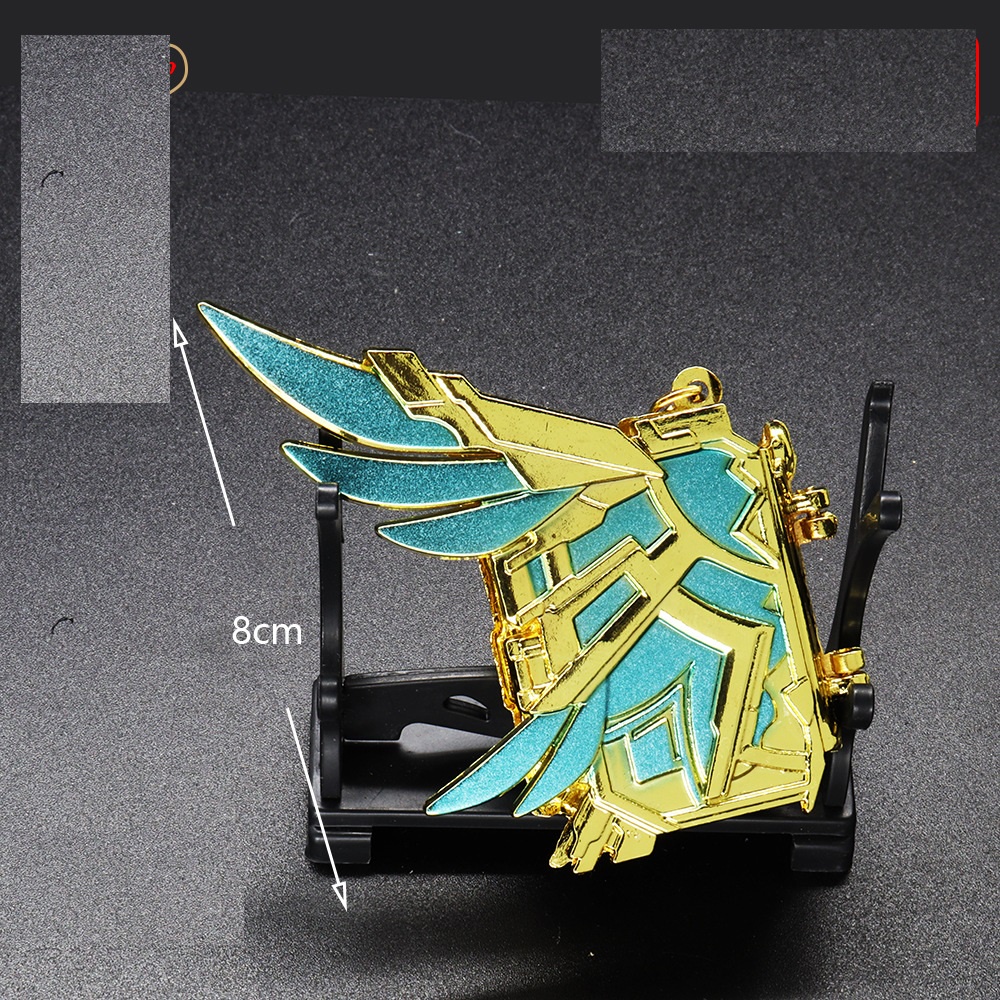 Mô hình móc khóa vũ khí genshin impact cung + pháp khí+ mặt nạ ( sấm ...