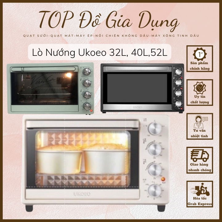 Lò Nướng UKOEO 32L, 52L - Hàng Chính Hãng - Bảo Hành 12 Tháng | Shopee Việt Nam