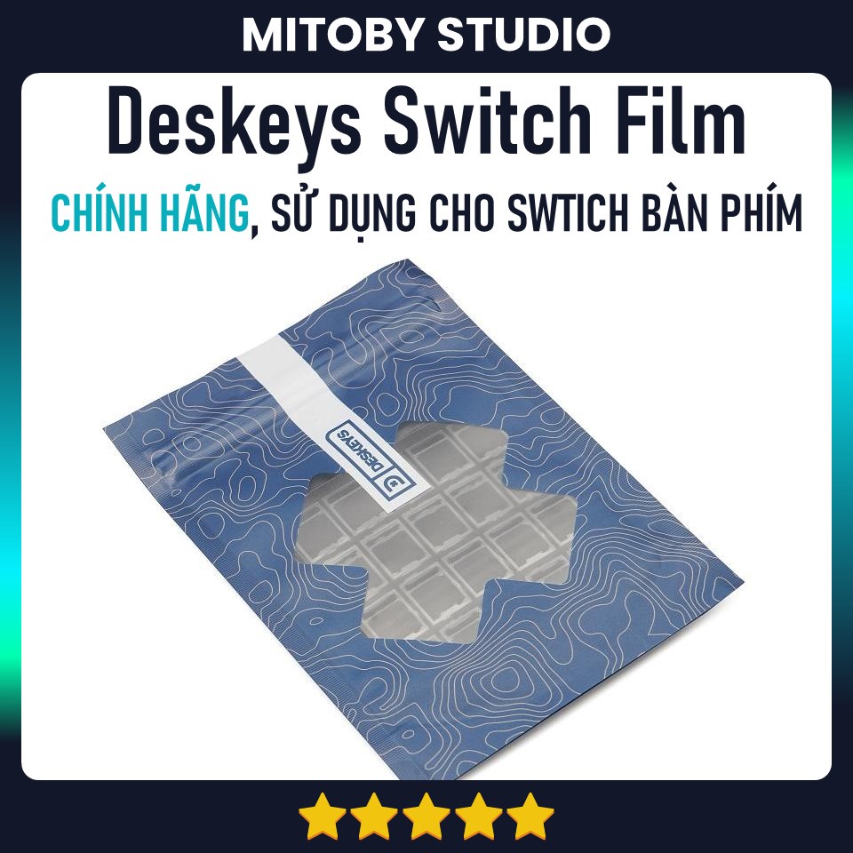 Miếng dán switch DESKEYS SWITCH FILM chính hãng Kbdfans tấm dán film ...