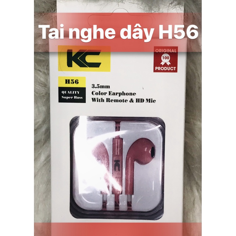 TAI NGHE DÂY KC H56 | Shopee Việt Nam