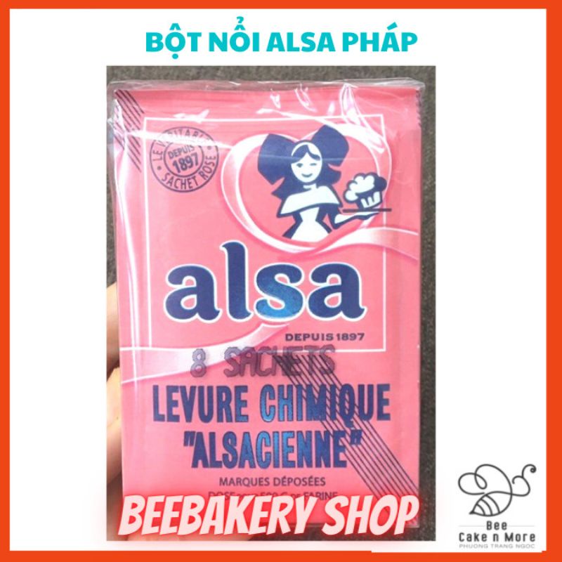 Bột nổi/bột nở làm bánh (Baking Powder) hiệu ALSA Pháp - 1 Gói 11gr ...