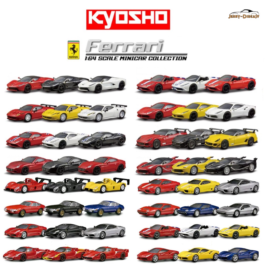 Xe mô hình ô tô - Kyosho Collection Minicar Ferrari tỉ lệ 1/64 các loại siêu xe | Shopee Việt Nam
